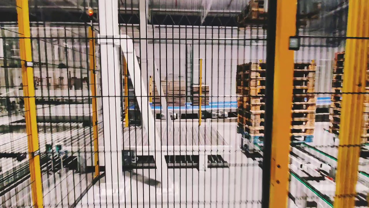 Full automatic pallet inserter - Dücker - YouTube