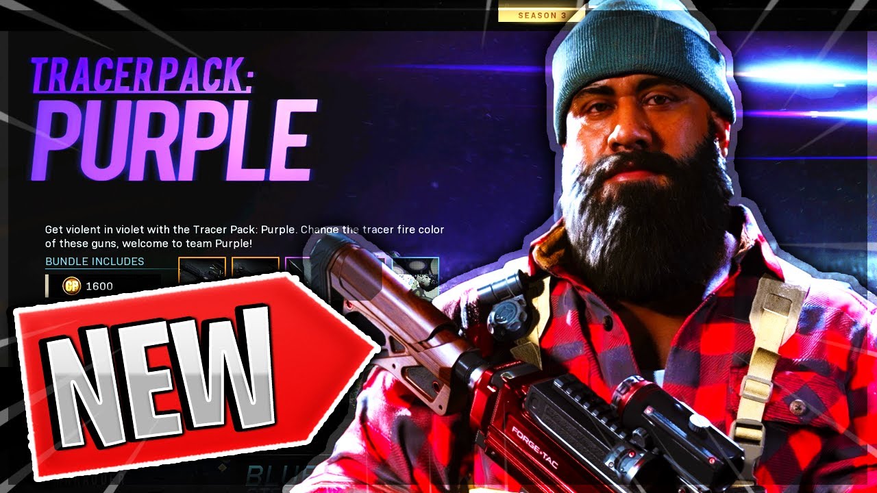 NEW PURPLE TRACER PACK BUNDLE REVIEW & UPDATE CHANGES! (Modern Warfare ...