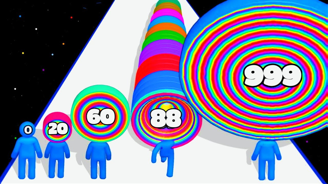 Satisfying Mobile Games UP LEVEL Playing 9999 Tiktok Video - Number ...