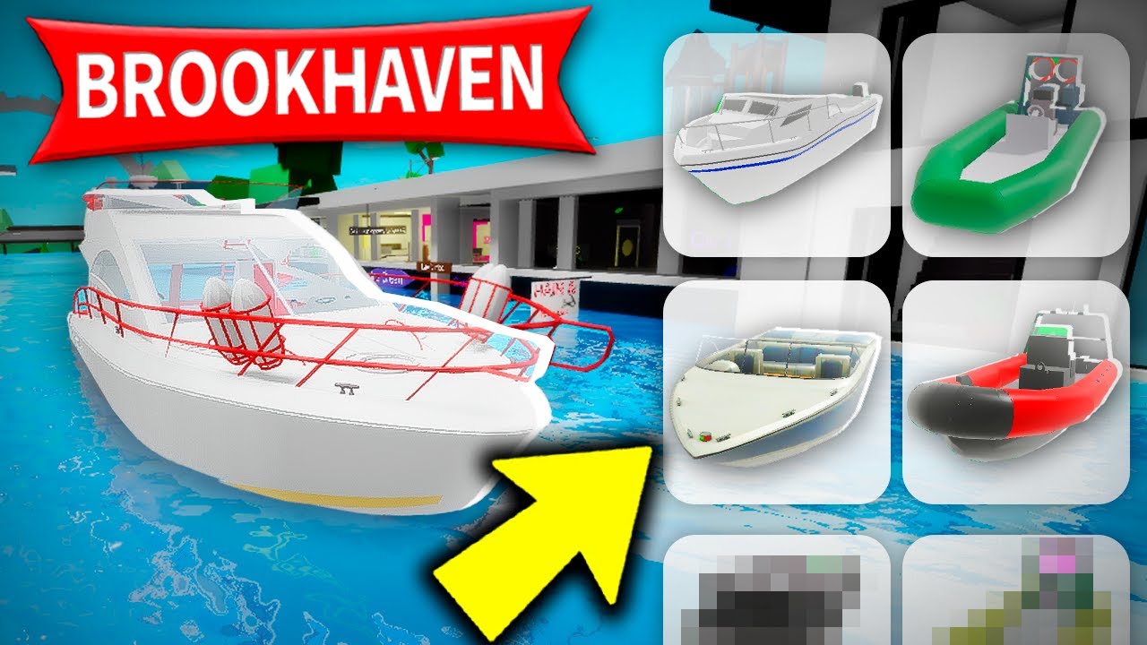 OS NOVOS BARCOS do BROOKHAVEN RP.. - YouTube