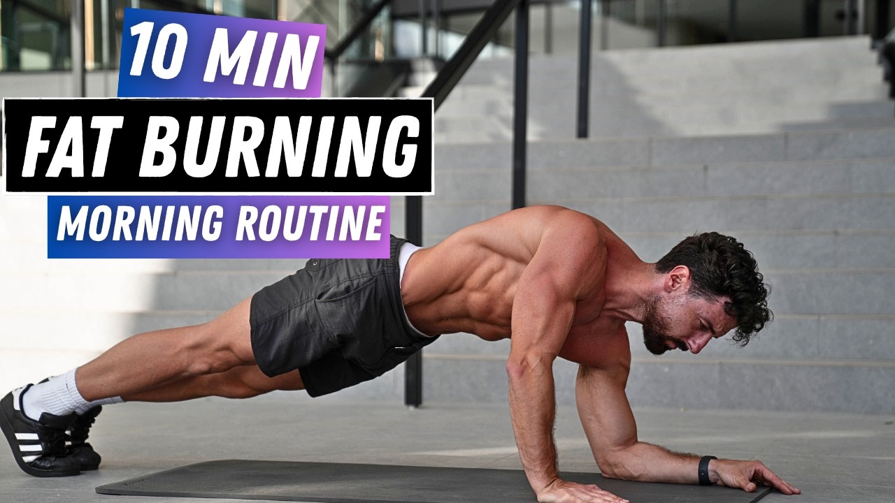 10 MINUTE FAT BURNING MORNING ROUTINE | Do This Every Day | Rowan Row ...