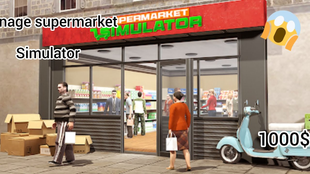 I opened my own store manage supermarket simulator - YouTube