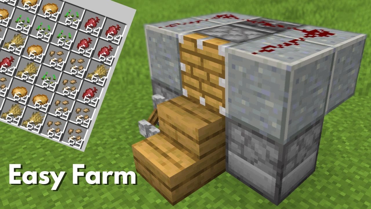 5 Easy Mini Farm Minecraft 1.21 ! - YouTube