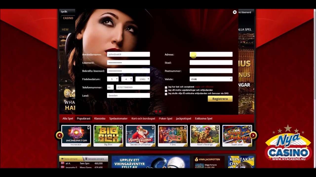 7red Casino registrerings guide - YouTube
