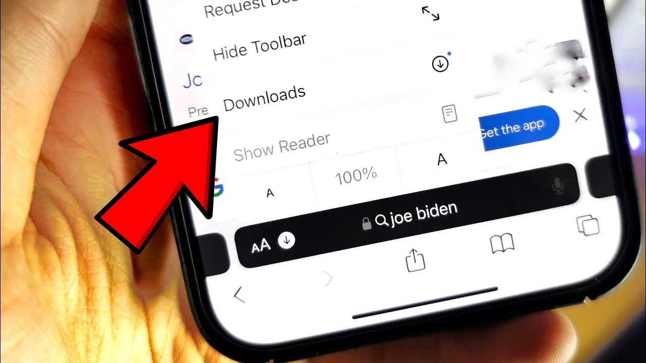 ANY iPhone How To Access Safari Downloads! - YouTube