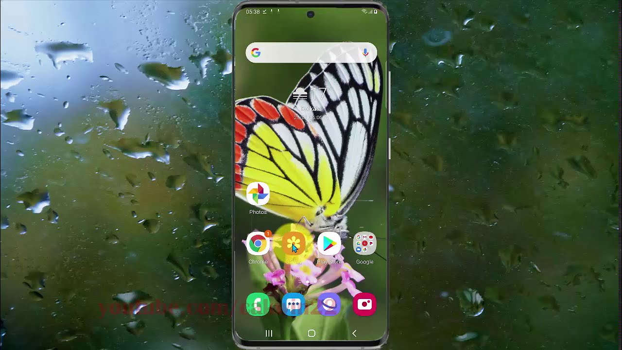 Samsung Galaxy S20 : How to set WB image (Android 11) - YouTube