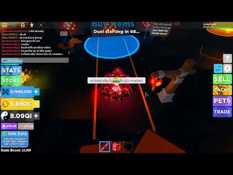 Giving Z-Masters in Ninja Legends! (For MM2 Items) - YouTube