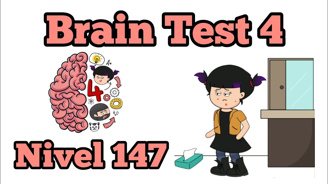 Brain Test 4 Solución Nivel 147: Tener granos no es divertido! Ayúdala ...