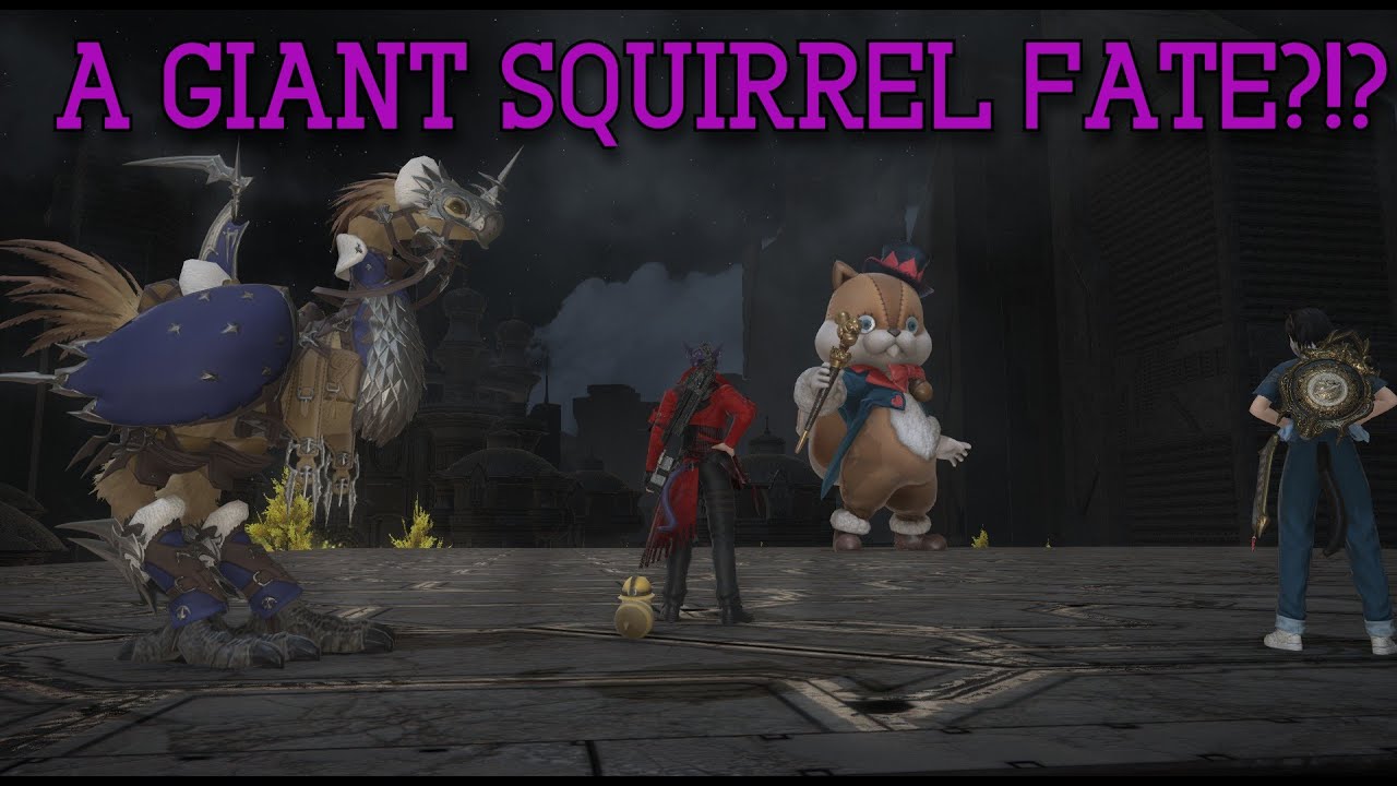 Killing a GIANT Squirrel in FFXIV! - YouTube