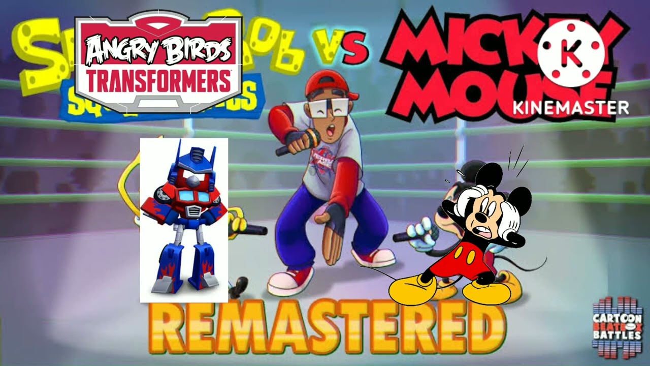 angry birds Transformers vs Mickey mouse remastered cartoon beatbox ...
