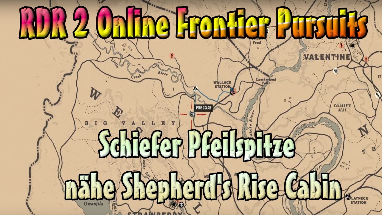 RDR 2 Online Frontier Pursuits - Sammlerfundort - Schiefer Pfeilspitze ...
