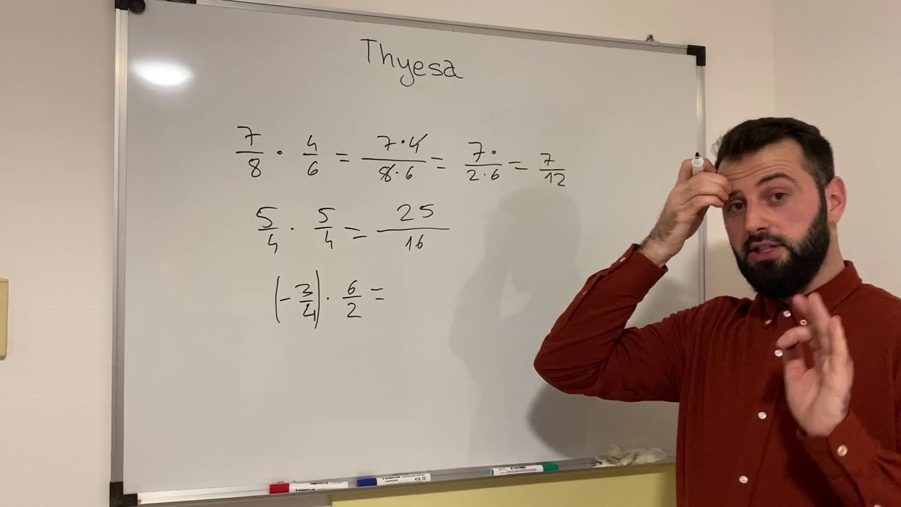 Shumëzimi i thyesave - YouTube