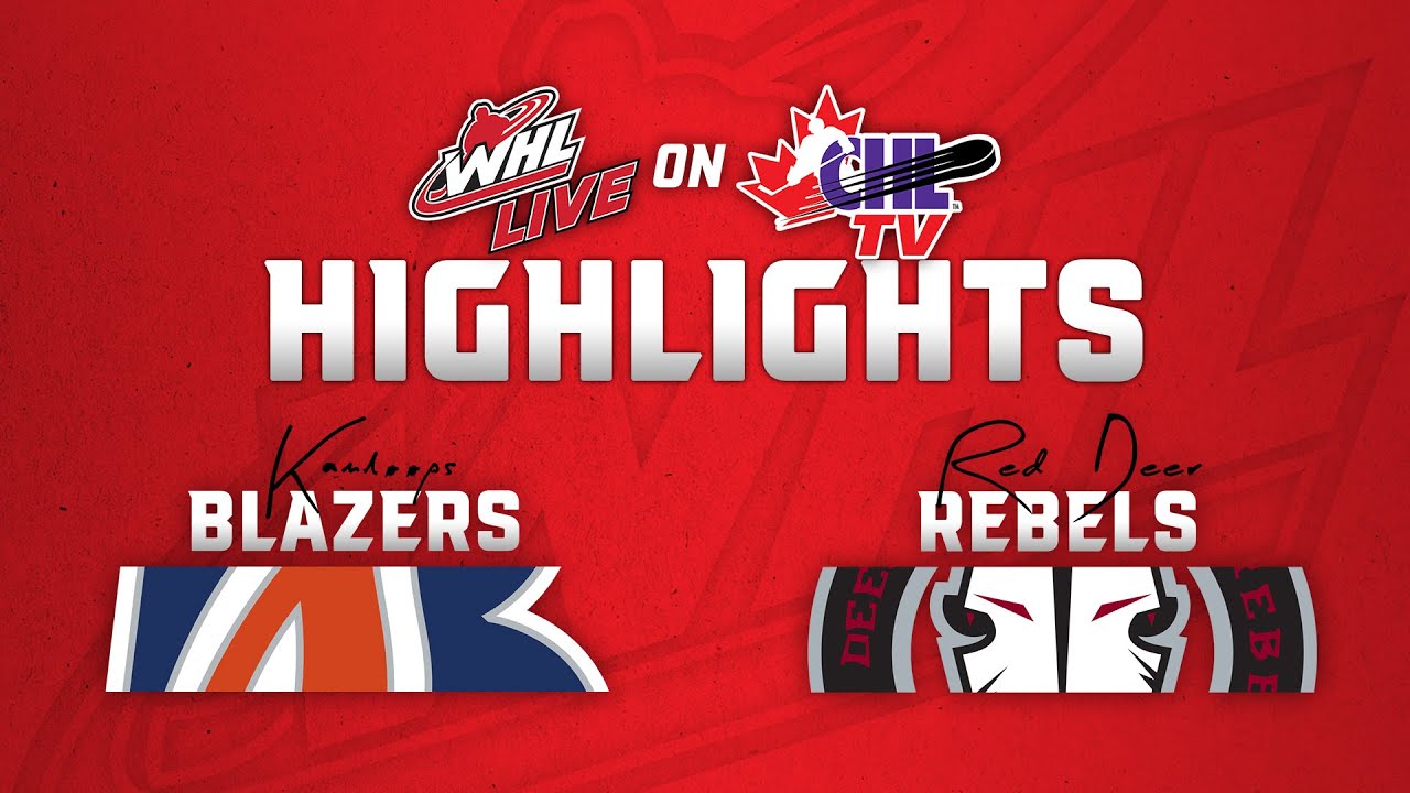 Kamloops Blazers at Red Deer Rebels 12/14 | WHL Highlights 2024-25 ...