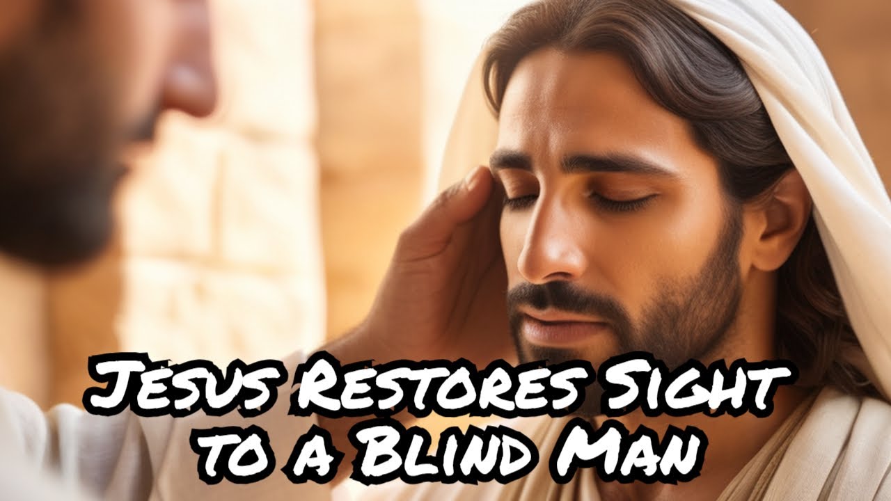 Jesus Restores Sight to a Blind Man - YouTube