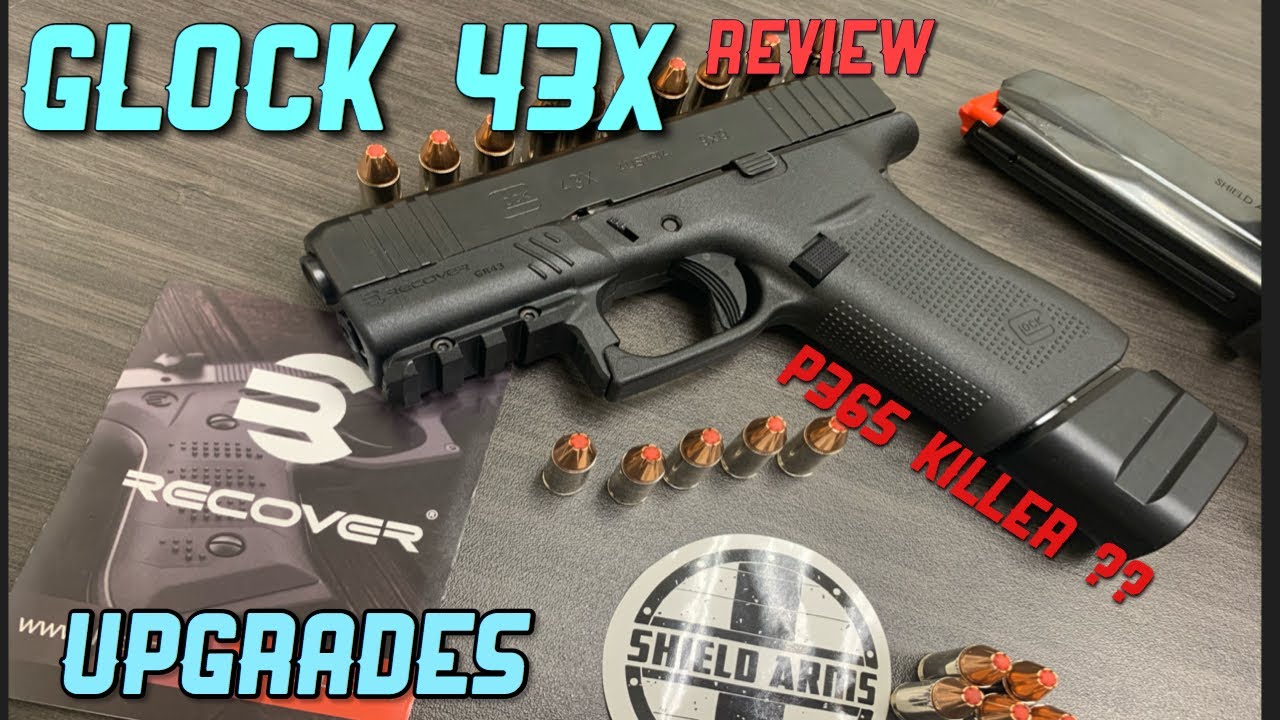 Glock 43x overview ++ upgrades. Everyday must have! - YouTube