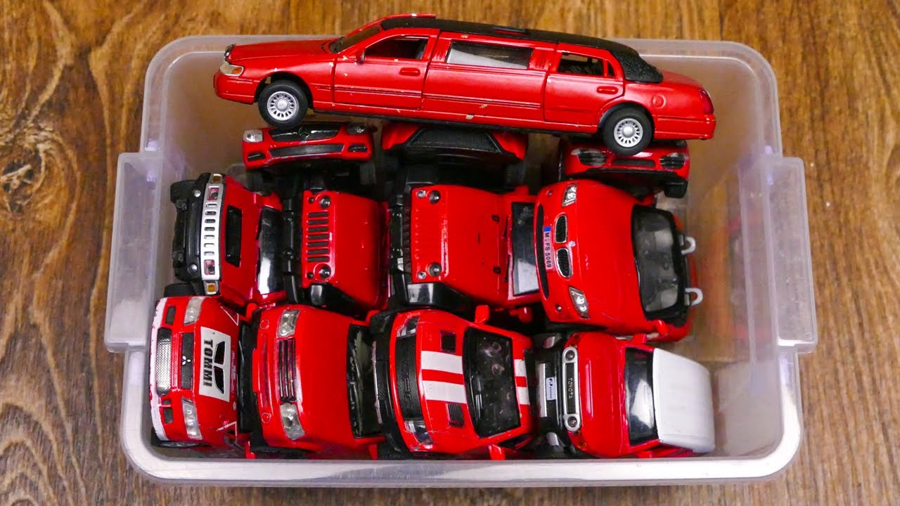 Full Diecast Car Collection in a Large Single Box. - YouTube