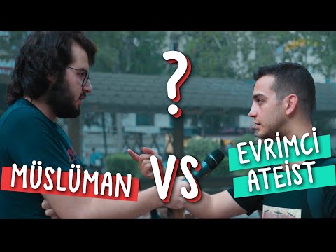 BENİ İKNA EDEMEZSİN DİYEN EVRİMCİ ATEİST İLE MÜSLÜMAN GENCİN TARTIŞMASI-İMAN ETTİ Mİ-SOKAK RÖPORTAJI