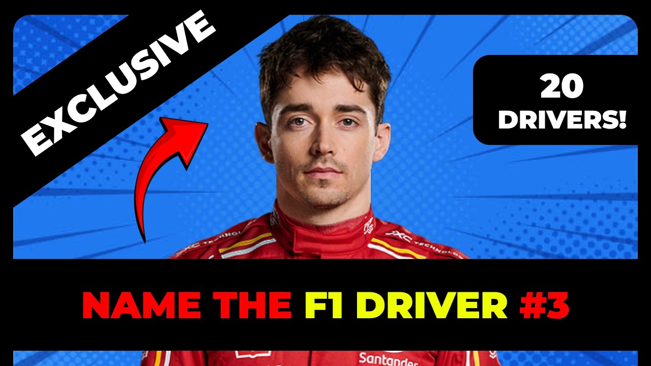 Guess the Formula 1 Driver - F1 Quiz 2025 - Exclusive Edition - YouTube