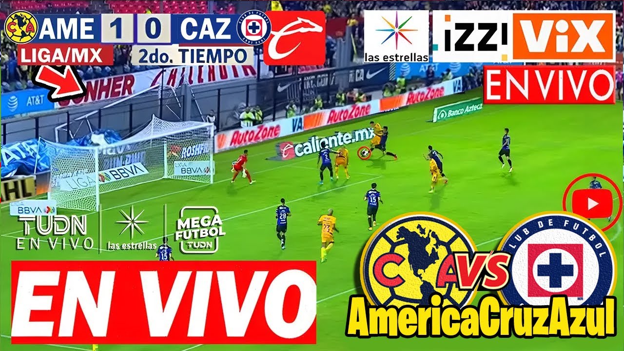 🔴 En Vivo: America Vs Cruz Azul |⚽Jornada 8 2024 | TUDN | AMERICA Vs ...
