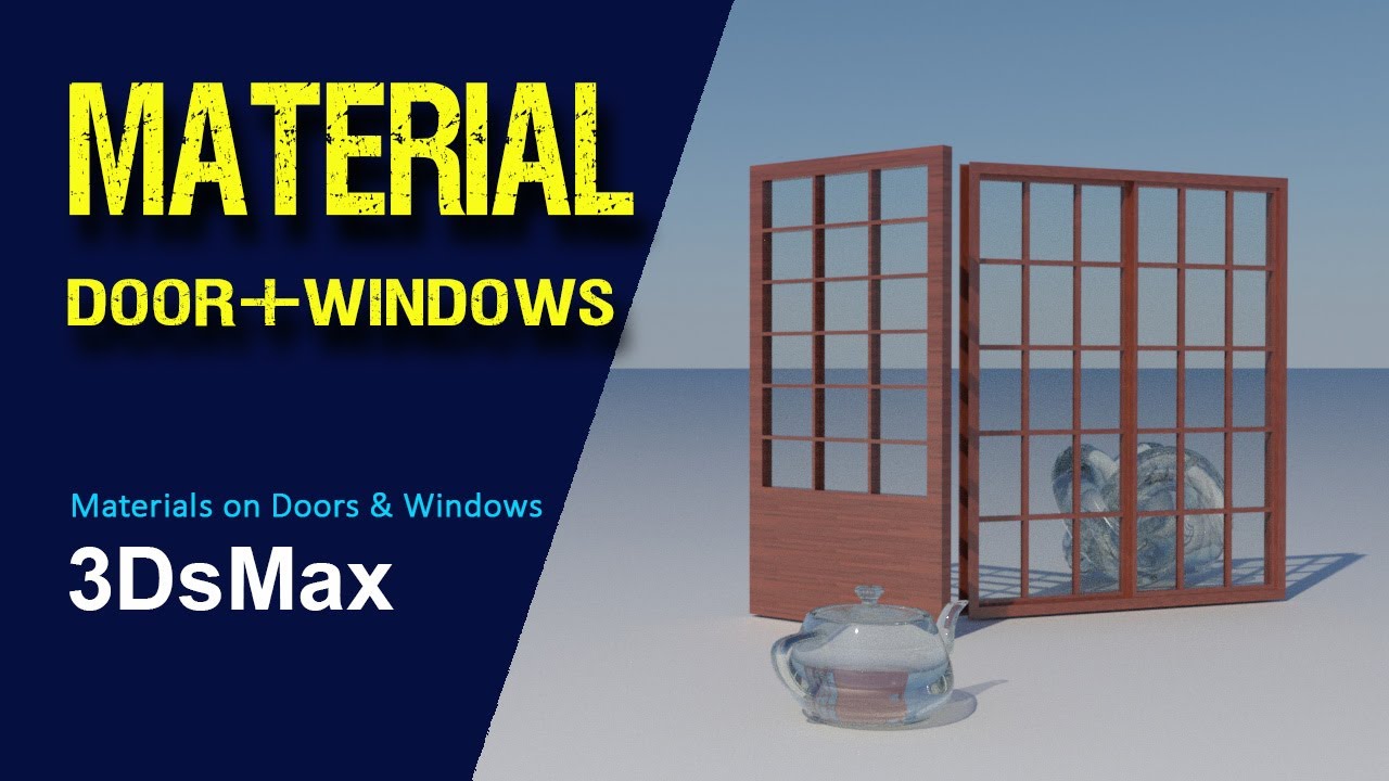 TEXTURING Doors and windows in 3Ds max | @Quick3D - YouTube