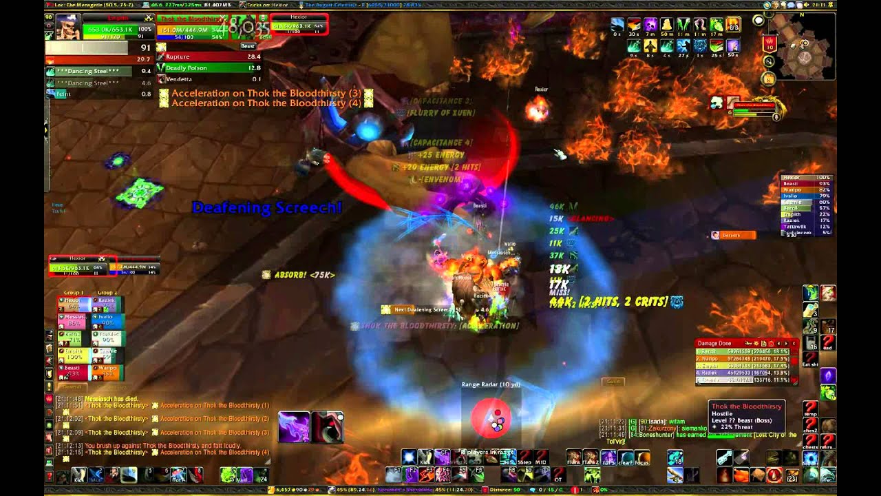 [WoW] RoA - Thok the Bloodthirsty (10N) - YouTube