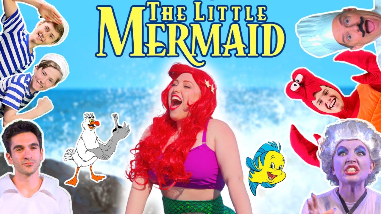 FAMILY SINGS THE LITTLE MERMAID MEDLEY! 🧜🏻‍♀️ (Cover by ...