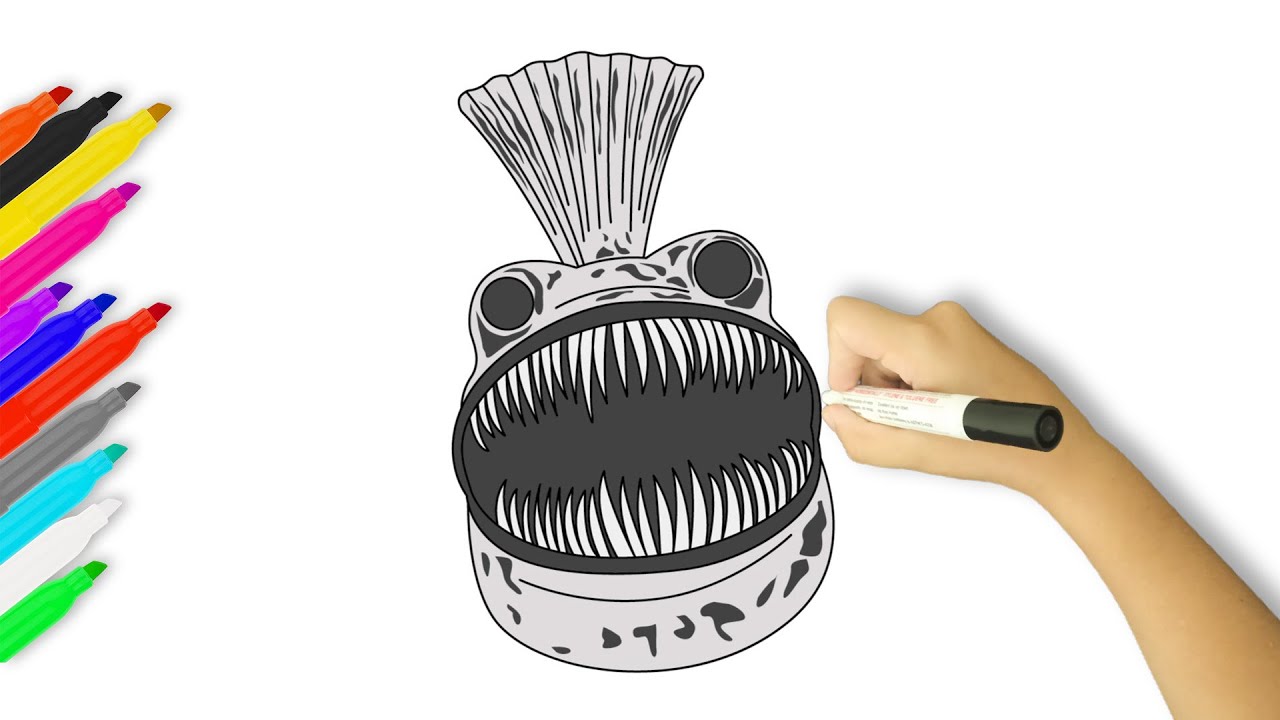 How to Draw Monster Fish | Zoonomaly - YouTube