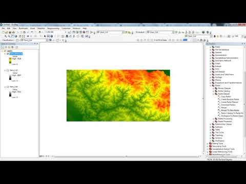 Merge Multiple Raster Datasets Into a New Raster Dataset in ArcMap - YouTube