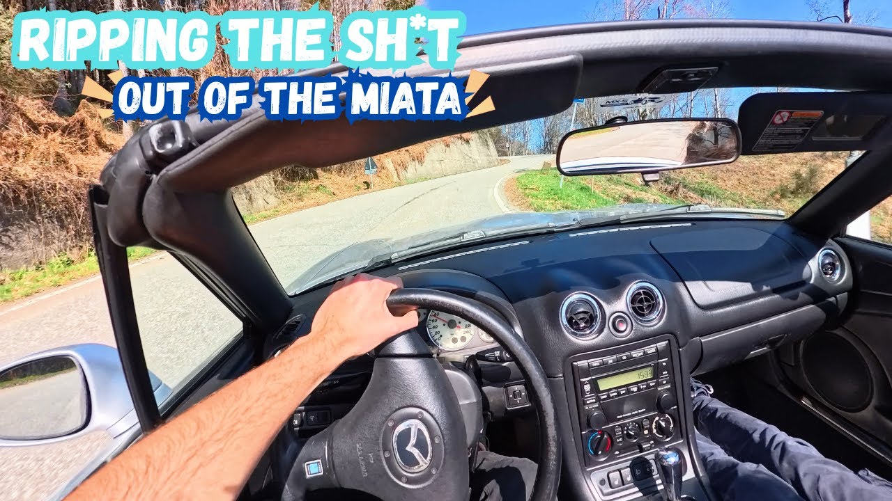HOW TO PROPERLY DRIVE A MIATA - 1.8 NB DRIVEN TO THE ABSOLUTE LIMIT ...