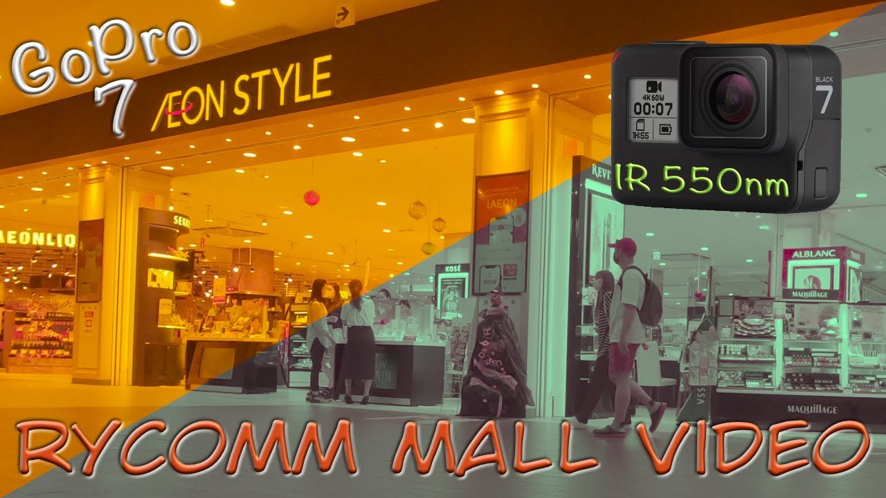 Rycomm Mall Walkabout Video - GoPro Hero 7 with 550nm IR Filter - YouTube