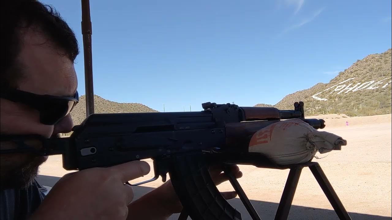 PSA AK-104 Post Sample Test 1 - YouTube