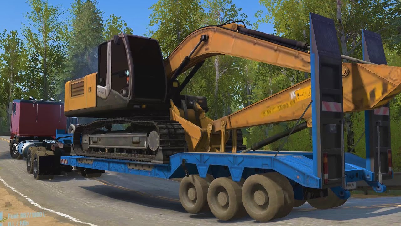 Spintires Mudrunner - Ford-1979 TBT Trailer Low Loader - Offroad ...