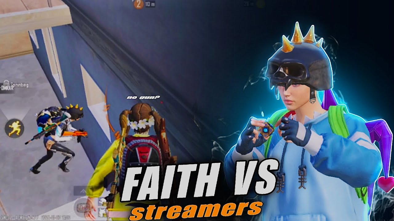 Faith Left This Streamer No Chance | Faith vs Streamers | BGMI Faith 🔱# ...