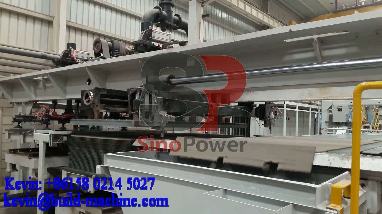 Fiber Cement Board/Calcium Silicate Board Machine-Water Cutting - YouTube