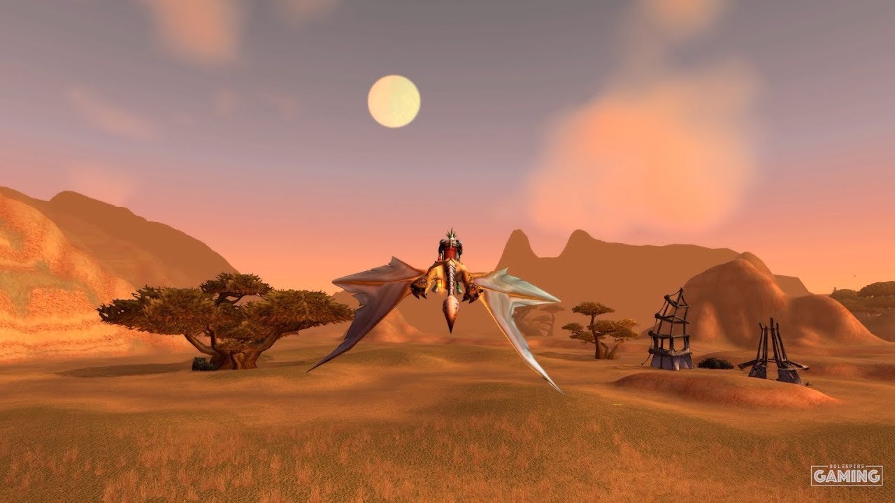 WoW Classic Kalimdor Flight Path - Winterspring to Tanaris - Fairbanks ...