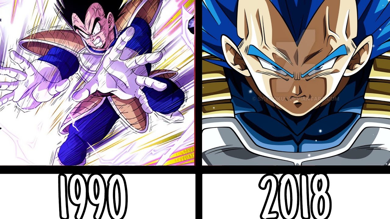 Evolution of Vegeta Over the Years (1990-2022) - YouTube