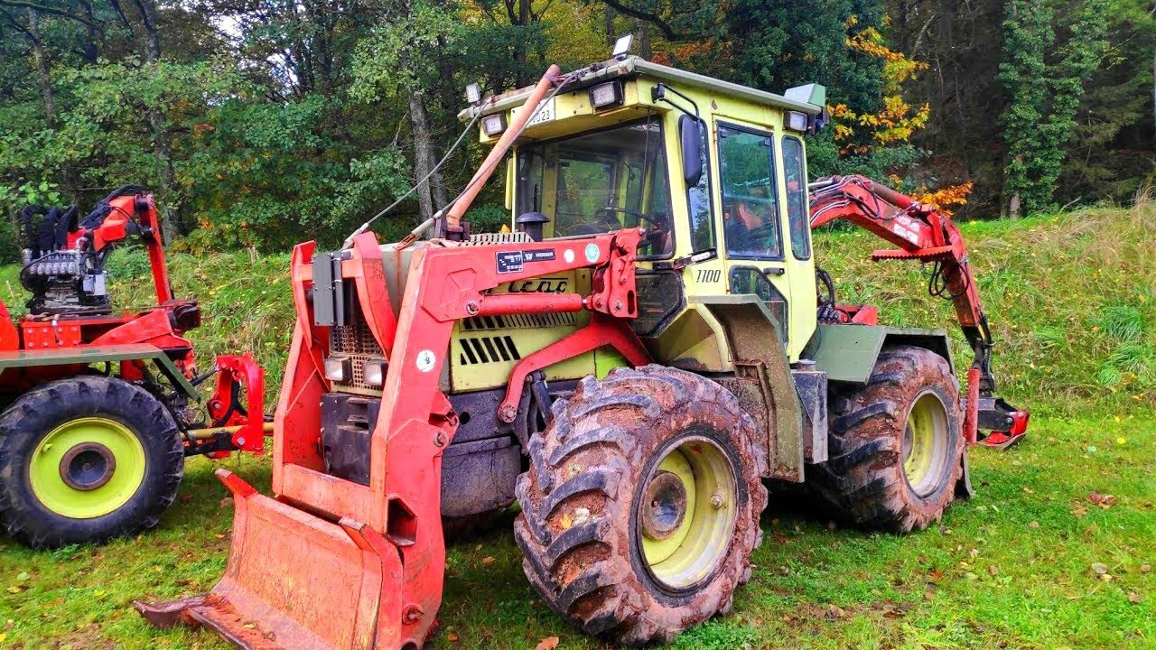 Werner Forst WF Trac 1100 + Forstausrüstung. Feier/50 Jahre MB-Trac ...