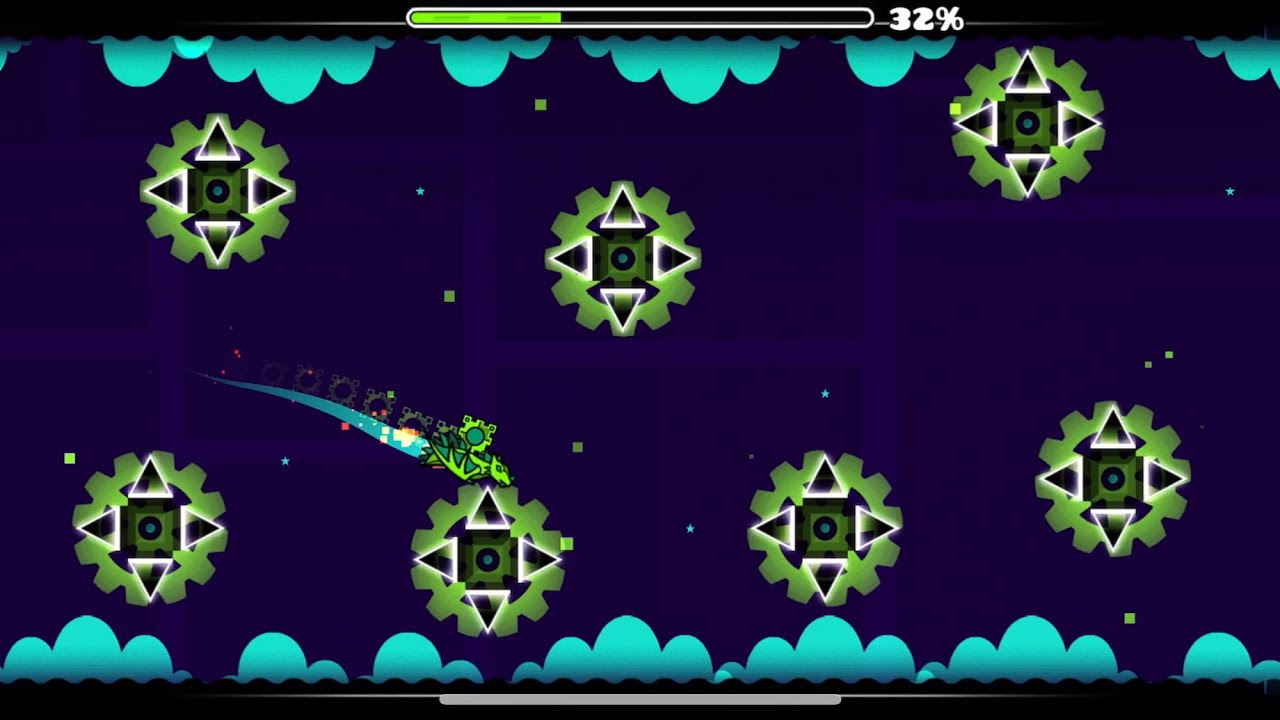 Beating the Clutterfunk level in Geometry Dash, INSANE!!! - YouTube