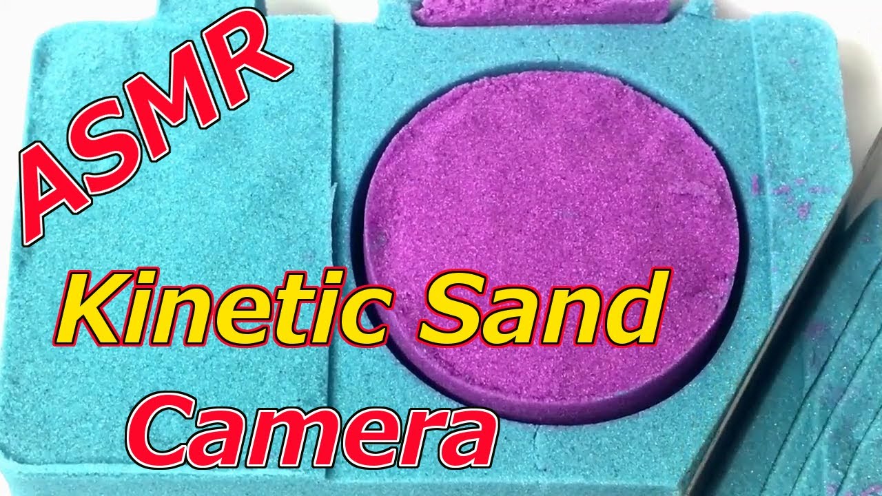 ASMR Oddly Satisfying and Relaxing Kinetic Sand ~Camera~ #13 - YouTube