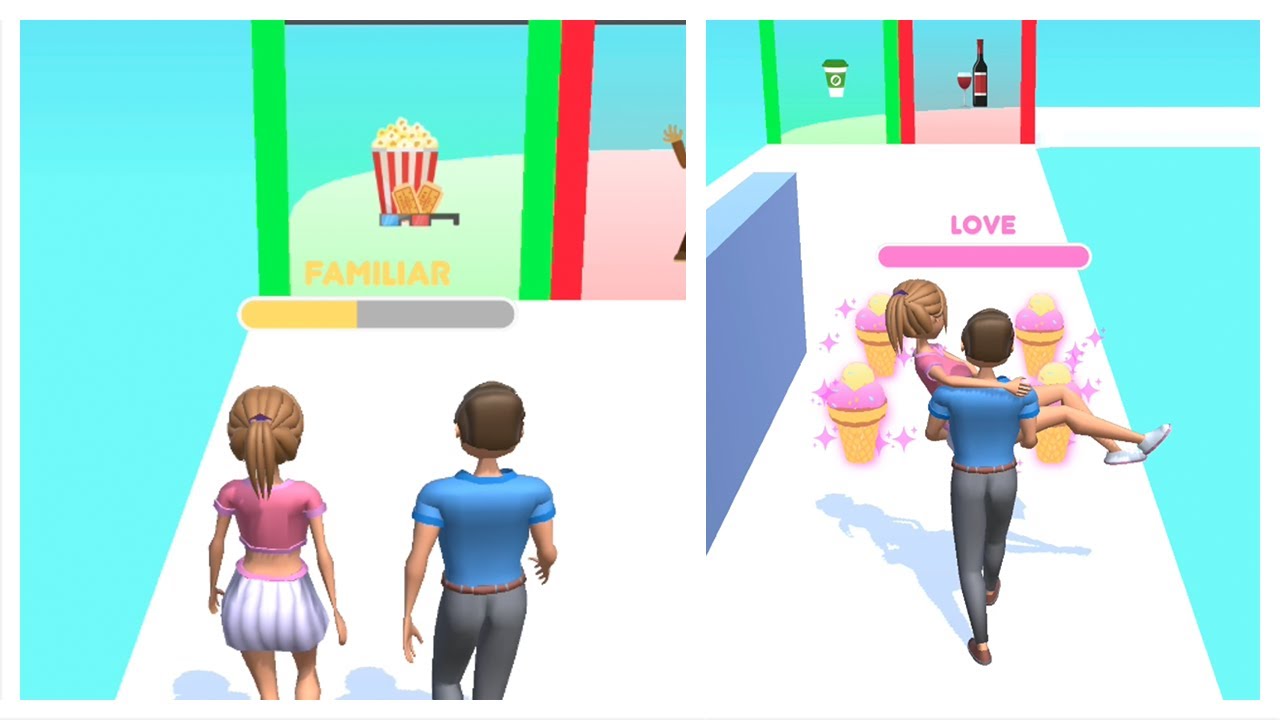 DATE RUSH GAME 💋💕 Gameplay All Levels Walkthrough iOS, Android New Game ...