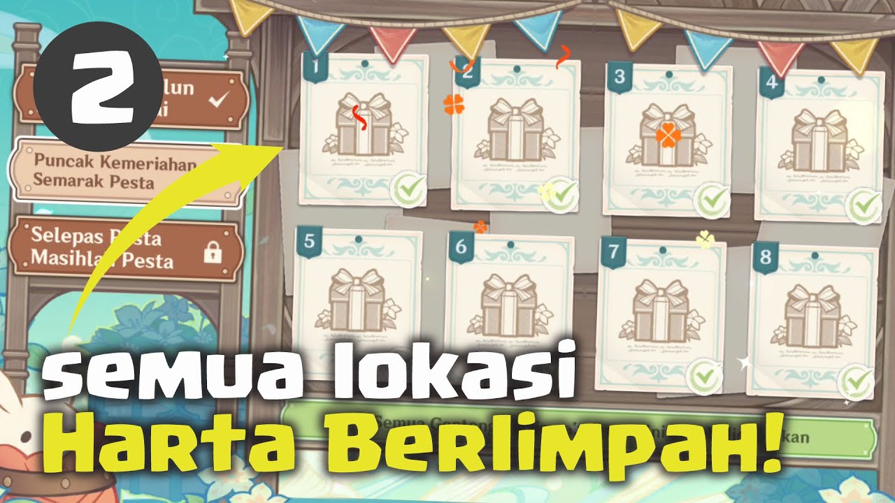 8 LOKASI GENTONG BERLIMPAH! PUNCAK KEMERIAHAN SEMARAK PESTA! | Genshin ...
