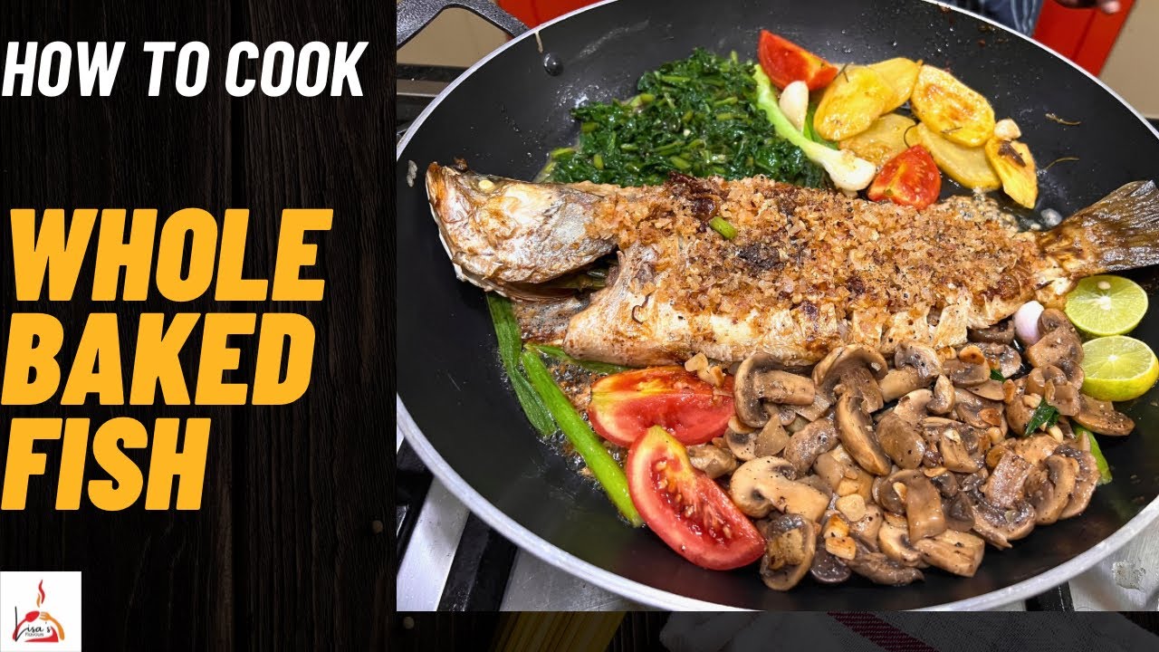 Whole Baked Fish Recipe || Fish Recipe Easy - YouTube