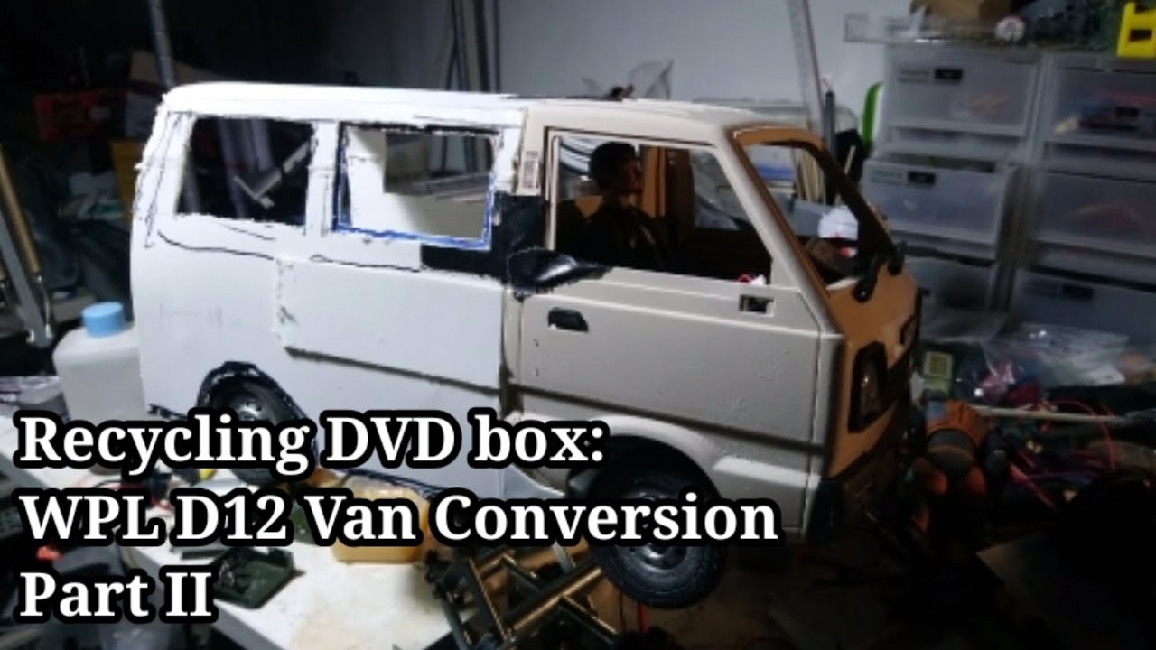 DIY WPL D12 Van Conversion Part 2 - YouTube