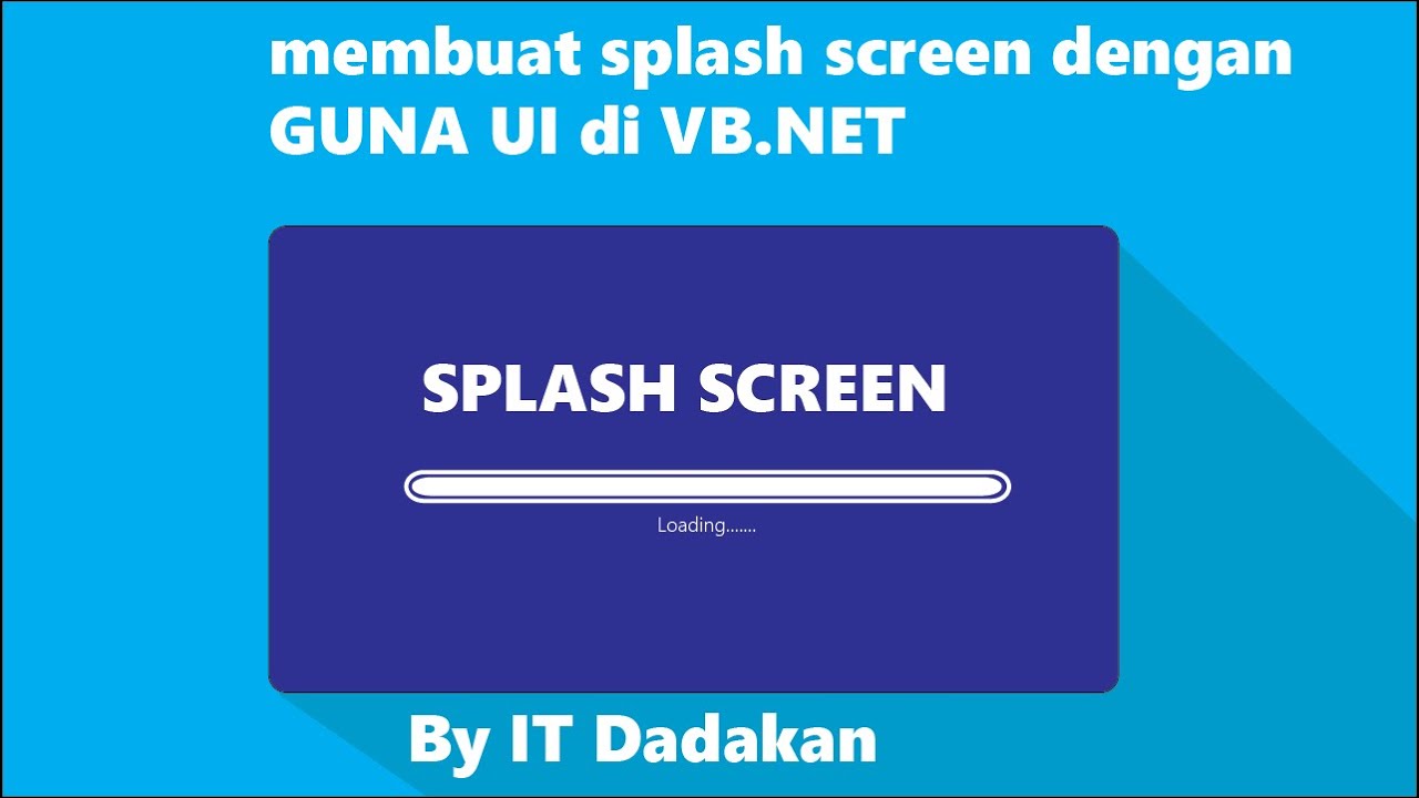 Creating A Splash Screen In Visual Studio YouTube Creating A Splash Screen In Visual Studio YouTube
