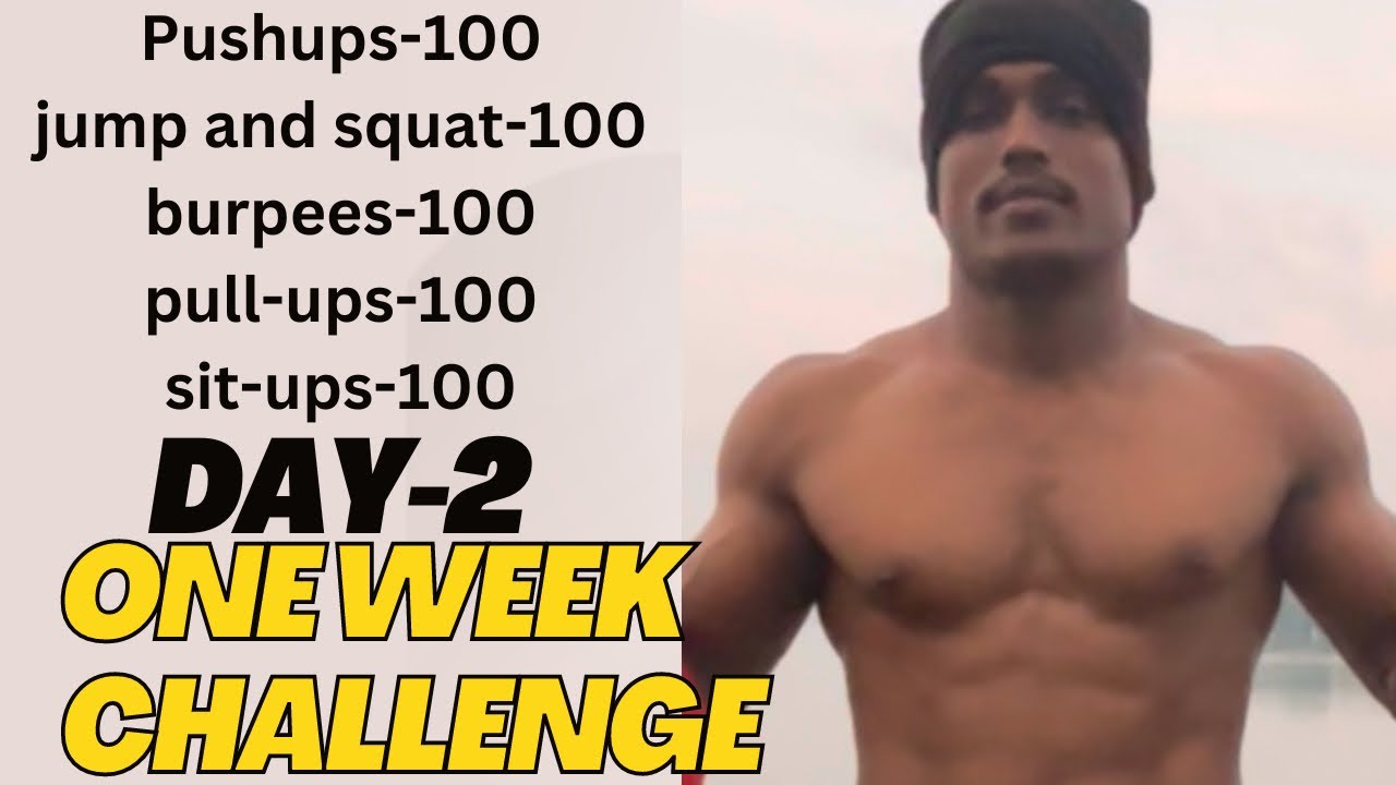 One week challenge Day-2 fitwith sanu #fitness - YouTube