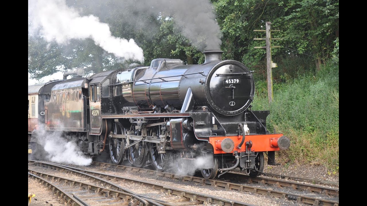 LMS Black 5 No.45379 (4-6-0) at The Battlefield Line Railway (15-Sep ...