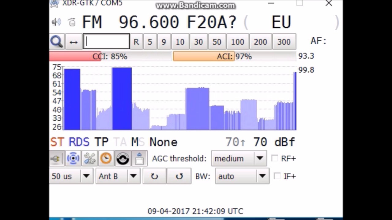 9 April 2017 200° Bandscan - YouTube