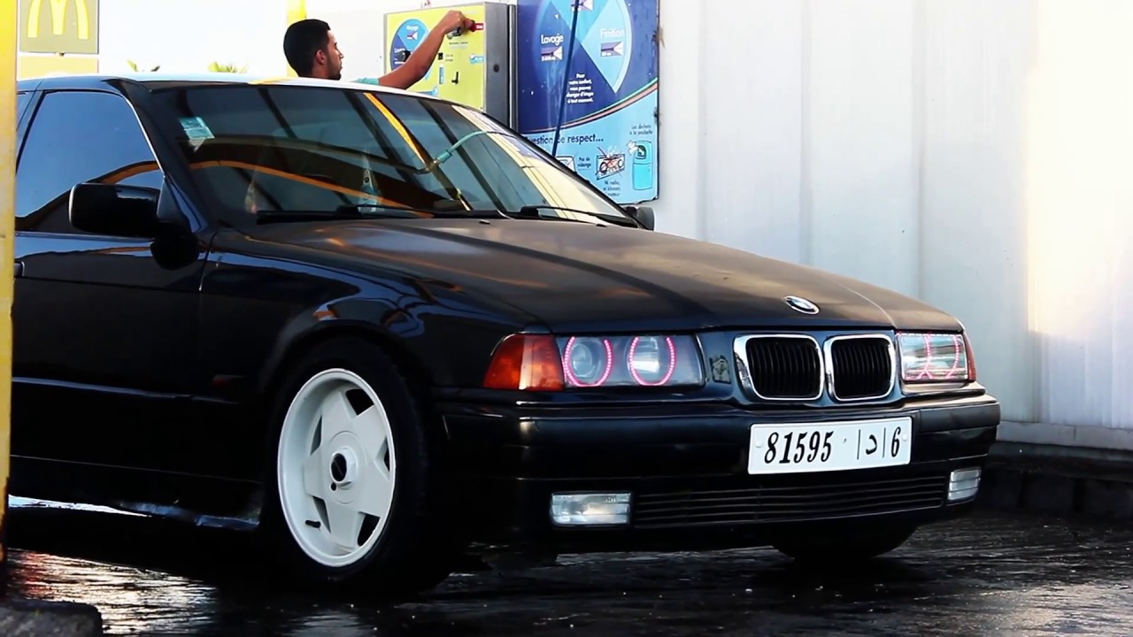 Static Bmw e36 on Type A Borbet - YouTube