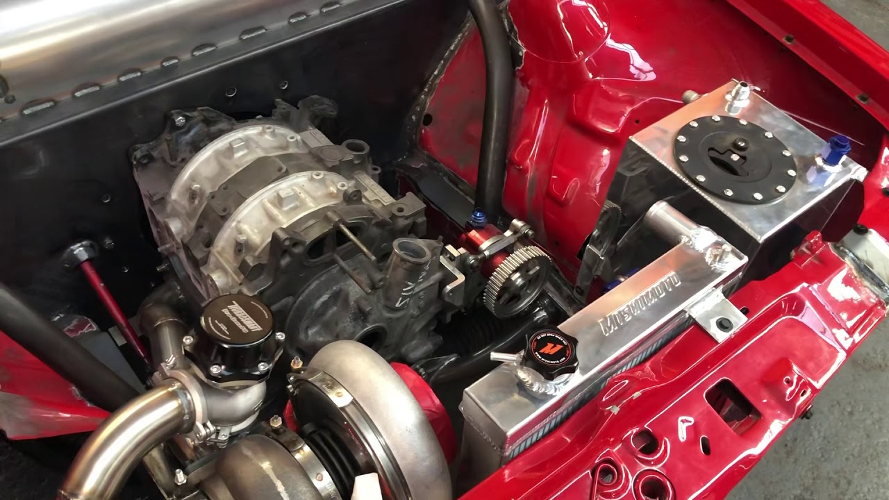 Bertos 13b Gemini drag car we did some work at wild fabrications - YouTube