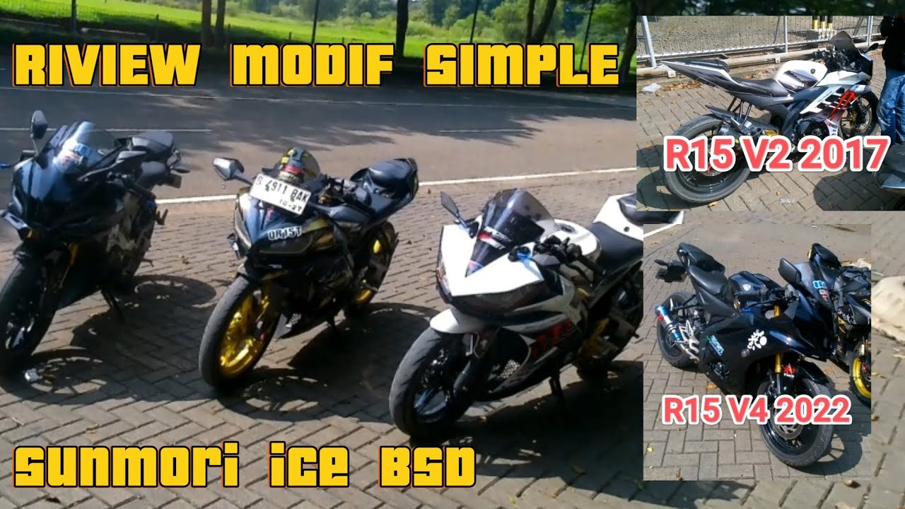RIVIEW MODIF SIMPLE R15 V2 & V4‼️#fypシ゚viral #R15INDONESIA #fypシ ...